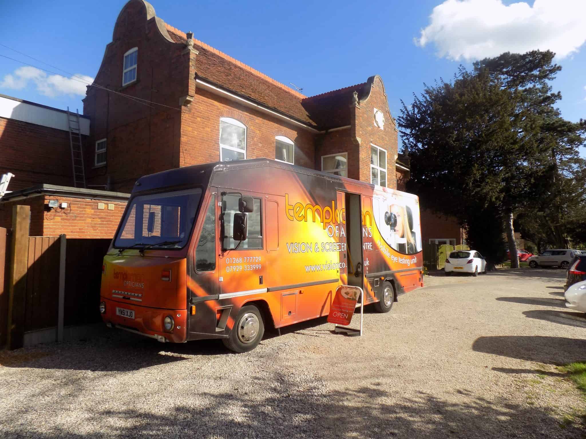 Templeman Opticians | Home Eye Tests | Mobile Opticians | 01268 777729